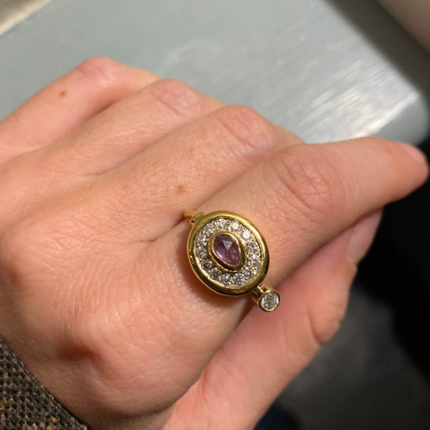 Pavé Cocktail Ring – Bergsoe